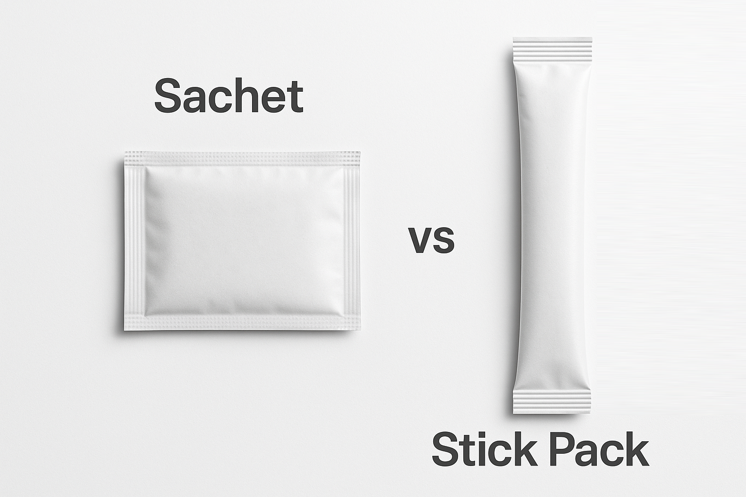 Sachet vs Stick Pack Packaging - Quality Packaging Manufacturer